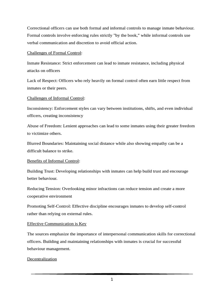 CUSTODIAL PROCEDURES | PDF | Prison | Prisoner