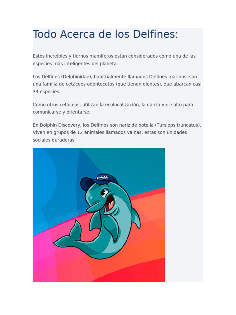 4 Los Delfines | PDF