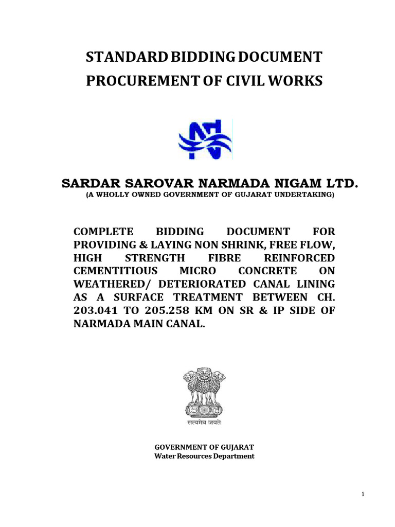 Tender Document | PDF | Joint Venture | Specification (Technical Standard)