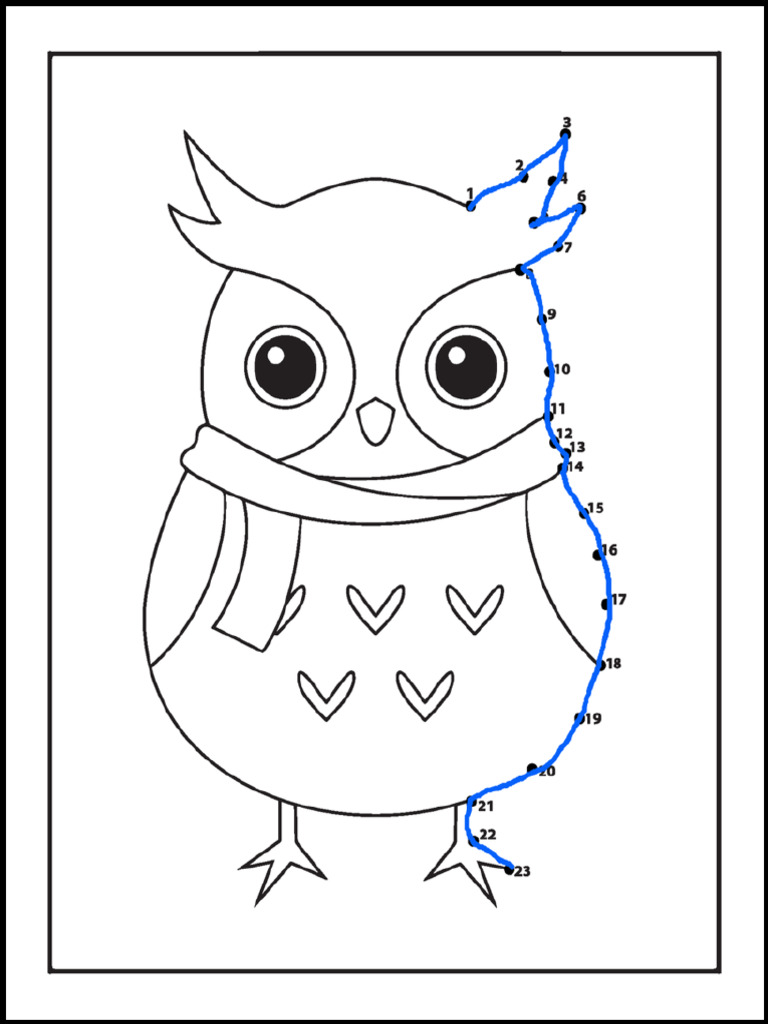 Fall Connect The Dots Dot To Dot Worksheets Counting To 35 | PDF