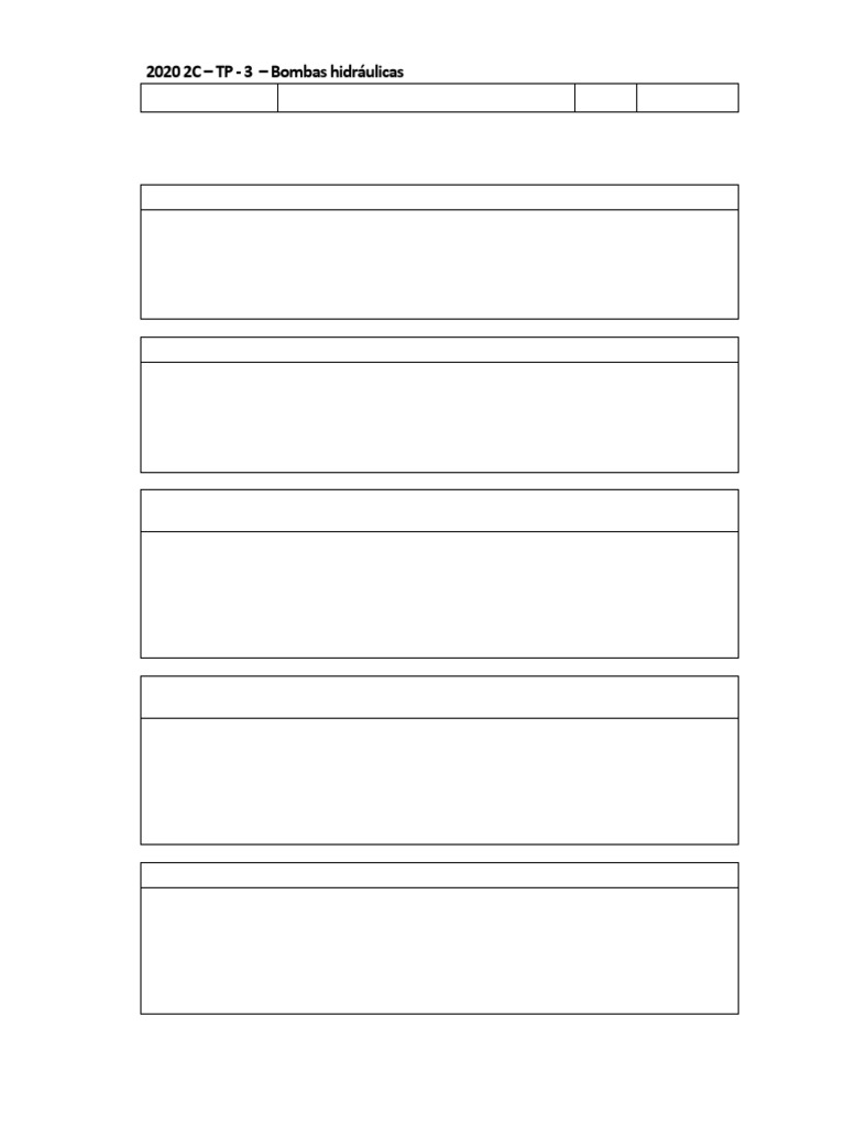 2020 2C - TP3 Bombas Hidraulicas | PDF