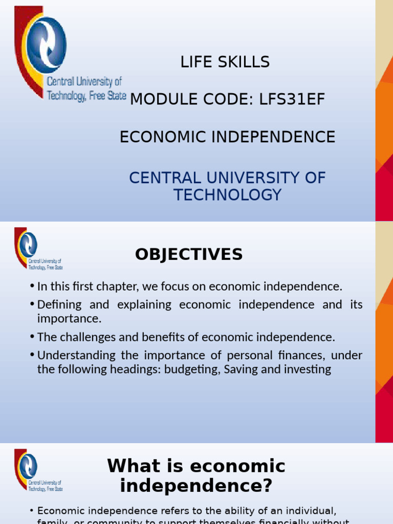 Achieving Economic Independence: Key Skills | PDF | Expense | Investing