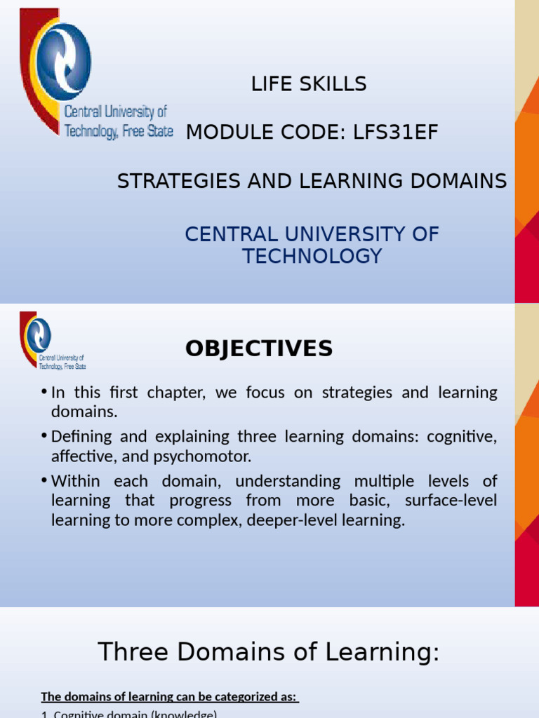 Understanding Bloom's Learning Domains | PDF | Learning | Cognition