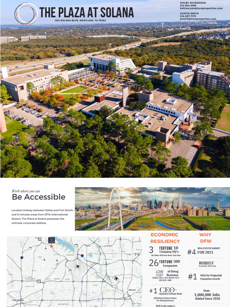 TXRE Plaza at Solana Extended Brochure - Reduced Size | PDF | Dallas ...