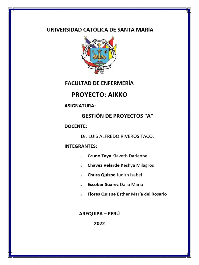 Proyecto AIKKO: Confección de Uniformes | PDF | Evaluación | Business