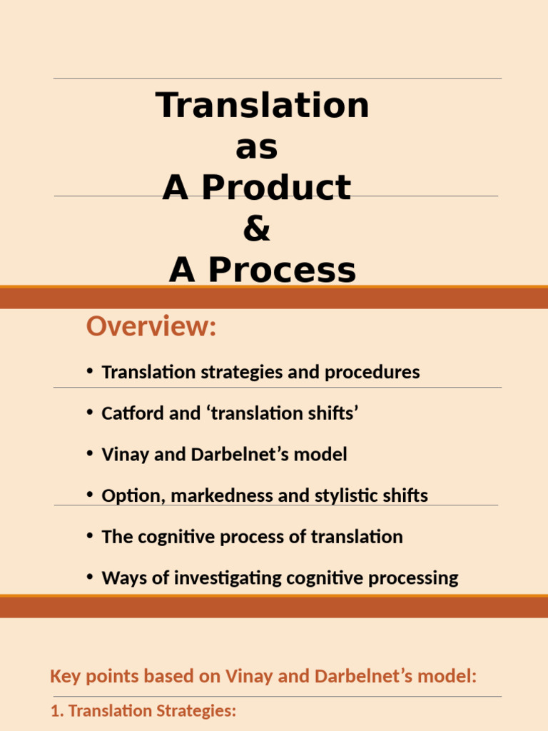 Translation Strategies and Procedures Guide | PDF | Translations ...