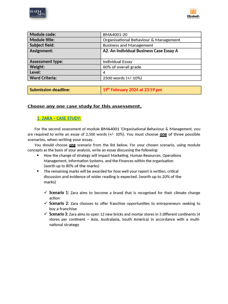 Assessment 2 (OBM) Business Caser Study | PDF | Master Card | Debit Card