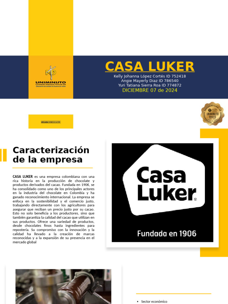 Casa Luker | PDF | Marketing | Calidad (comercial)