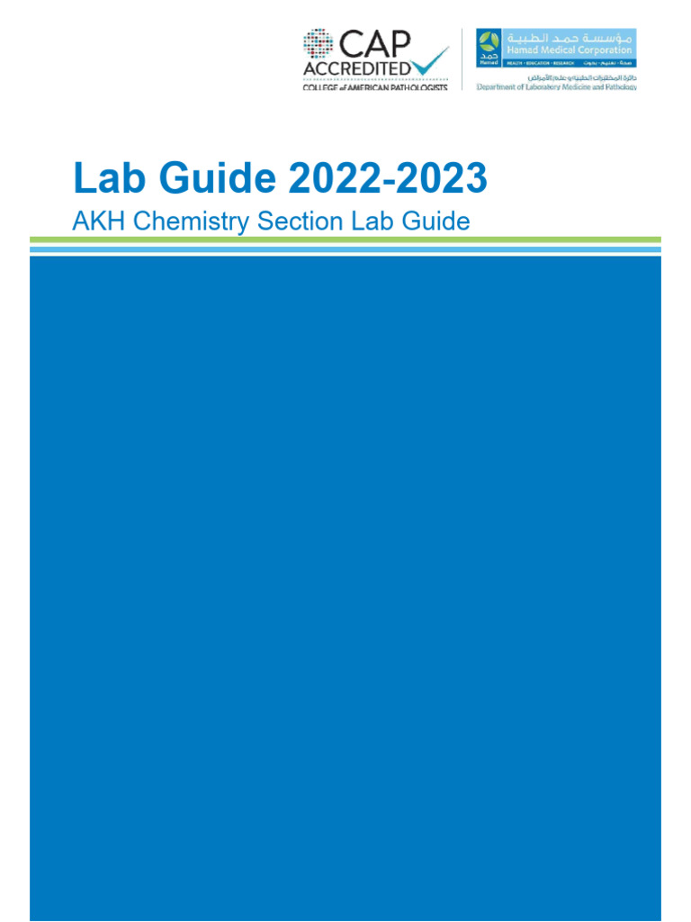 Chemistry-Section-Lab-Guide-AKH | PDF | Medical Specialties