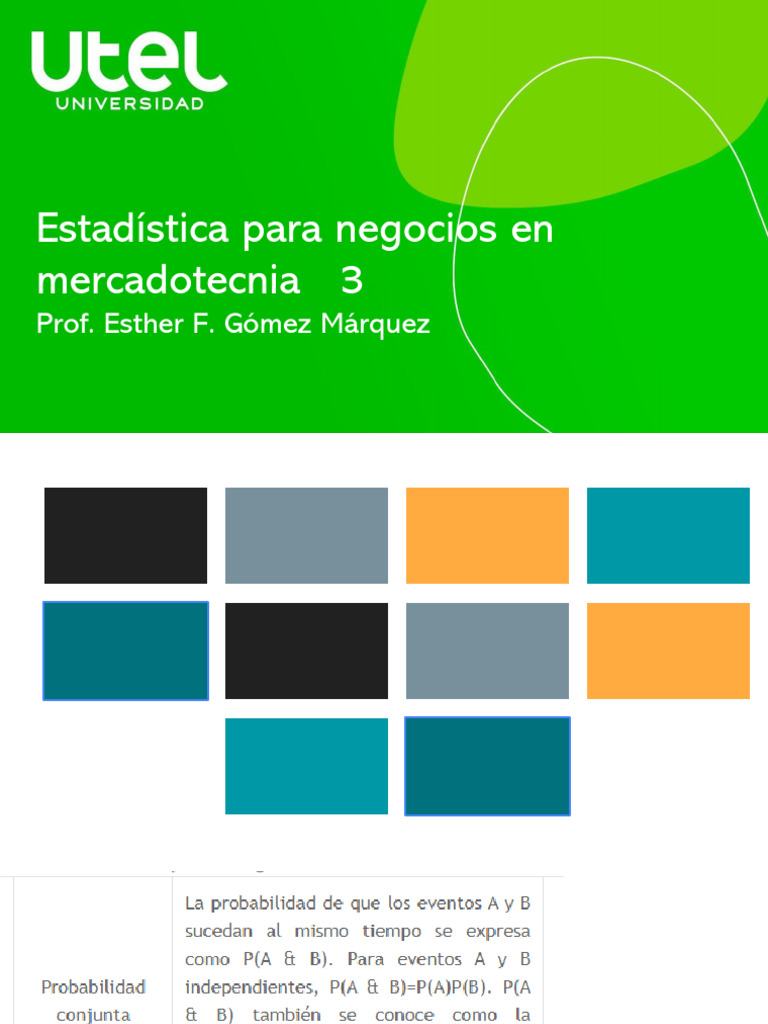 Estad Neg MKT 3 | PDF | Probabilidad | Información