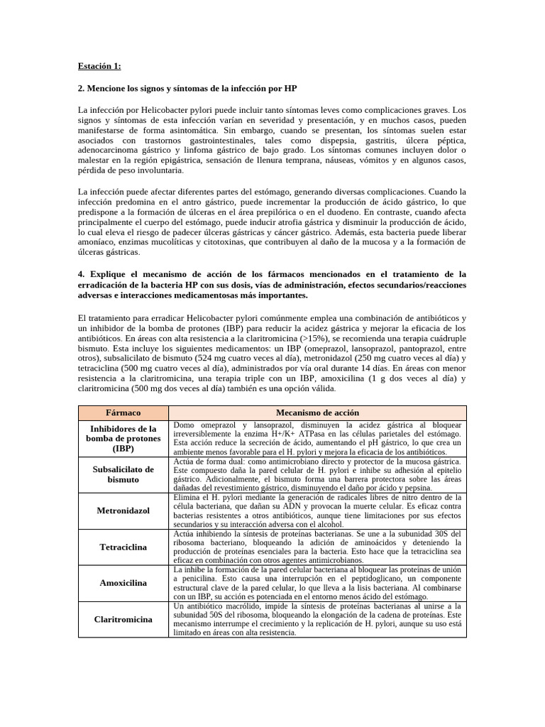 Farmacología 9 - Estación 1 (2 y 4), Estación 2 (1 y 2) | PDF | Asma ...