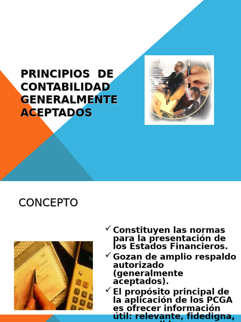 Presentación 10 PCGA | PDF | Contabilidad | Servicios financieros
