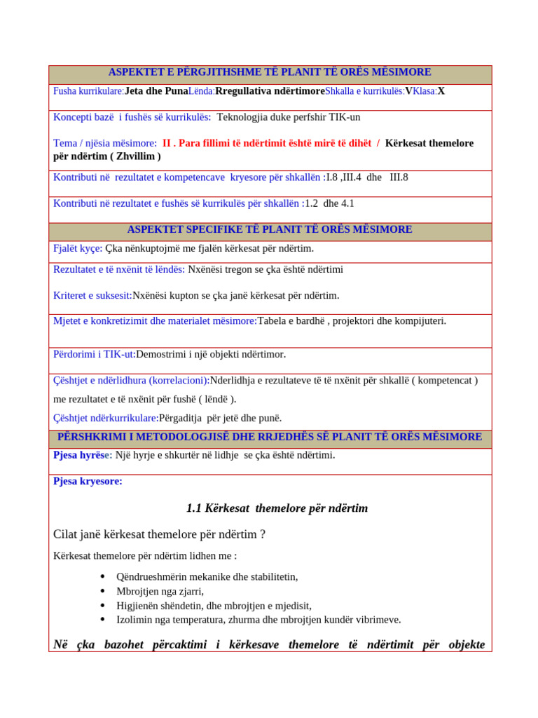 KL X-5 N - Rregullativa Ndërtimore (M Z) | PDF
