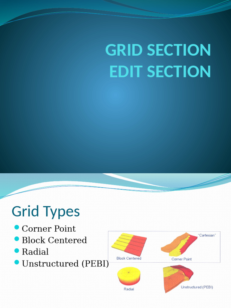 Grid Types and Properties in ECLIPSE | PDF | Geometry | Petroleum Reservoir