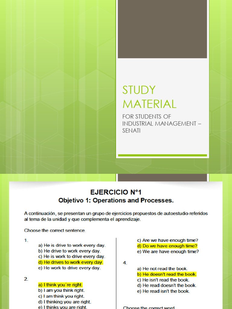 Industrial Management Exam Study Guide | PDF