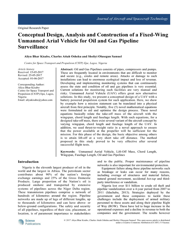 Conceptual Design Analysis and Construct | PDF | Unmanned Aerial Vehicle | Empennage
