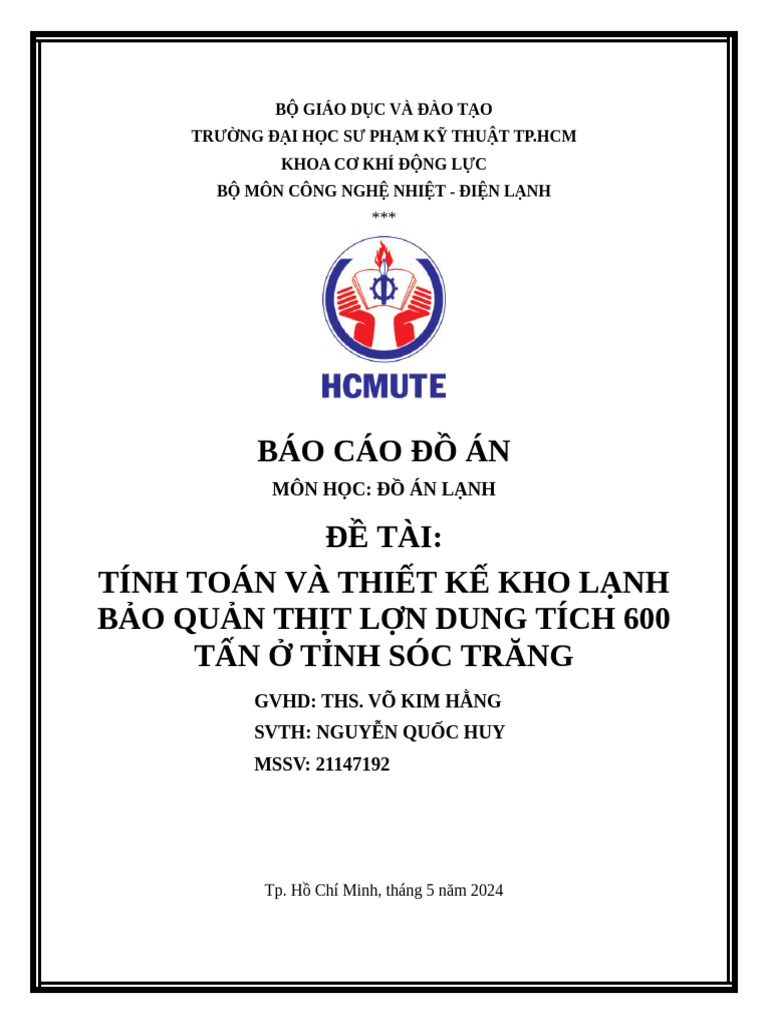Bao Cao Do An | PDF