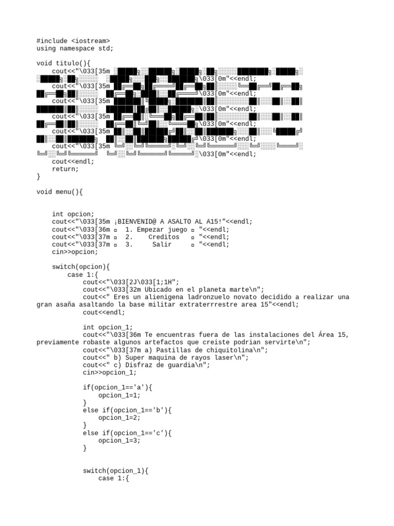 #Include Iostream | PDF | Programación de computadoras | Paradigmas de programación
