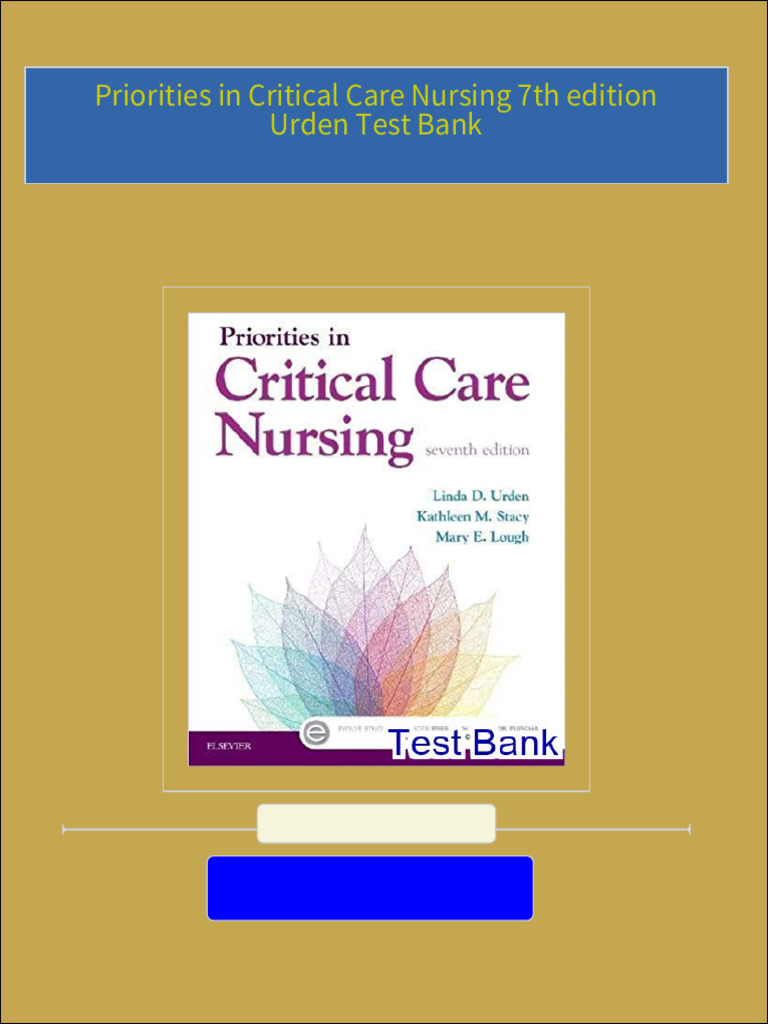 PDF Priorities in Critical Care Nursing 7th edition Urden Test Bank ...