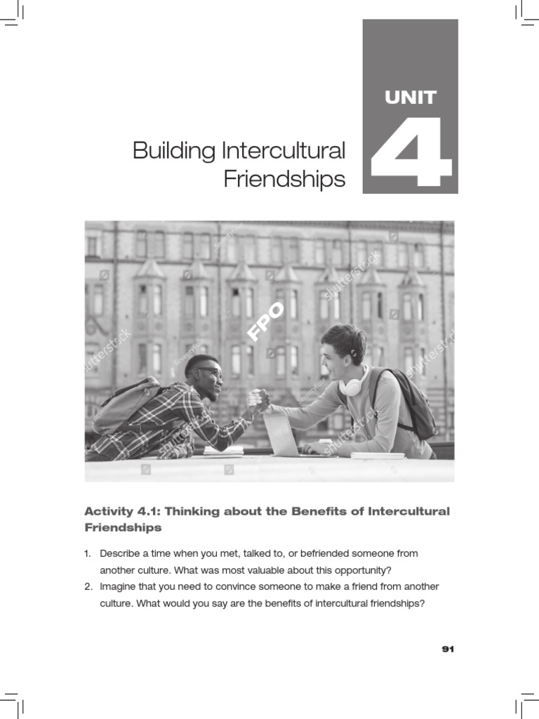 Building Intercultural Friendships | PDF | Friendship | Cross Cultural Communication