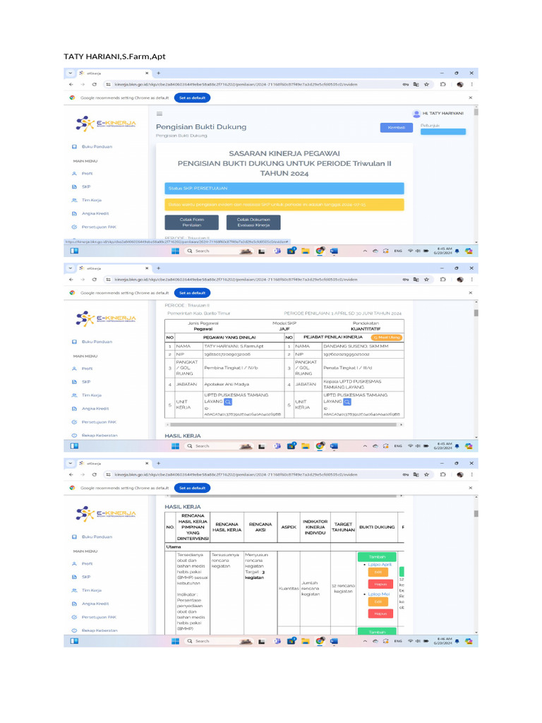 TATY HARIANI screen shoot | PDF