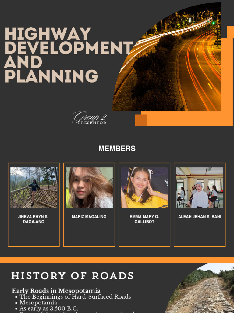 GROUP 2 Highway Development and Planning | PDF | Surveying | Road