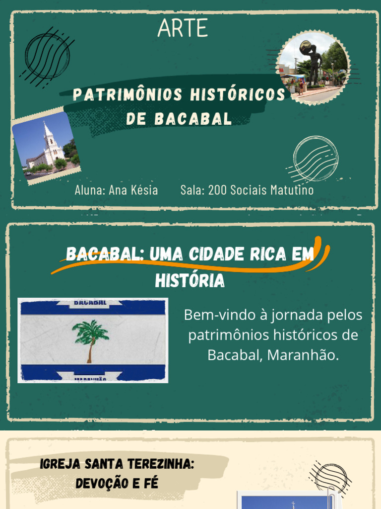 Patrimônios Históricos de Bacabal | PDF