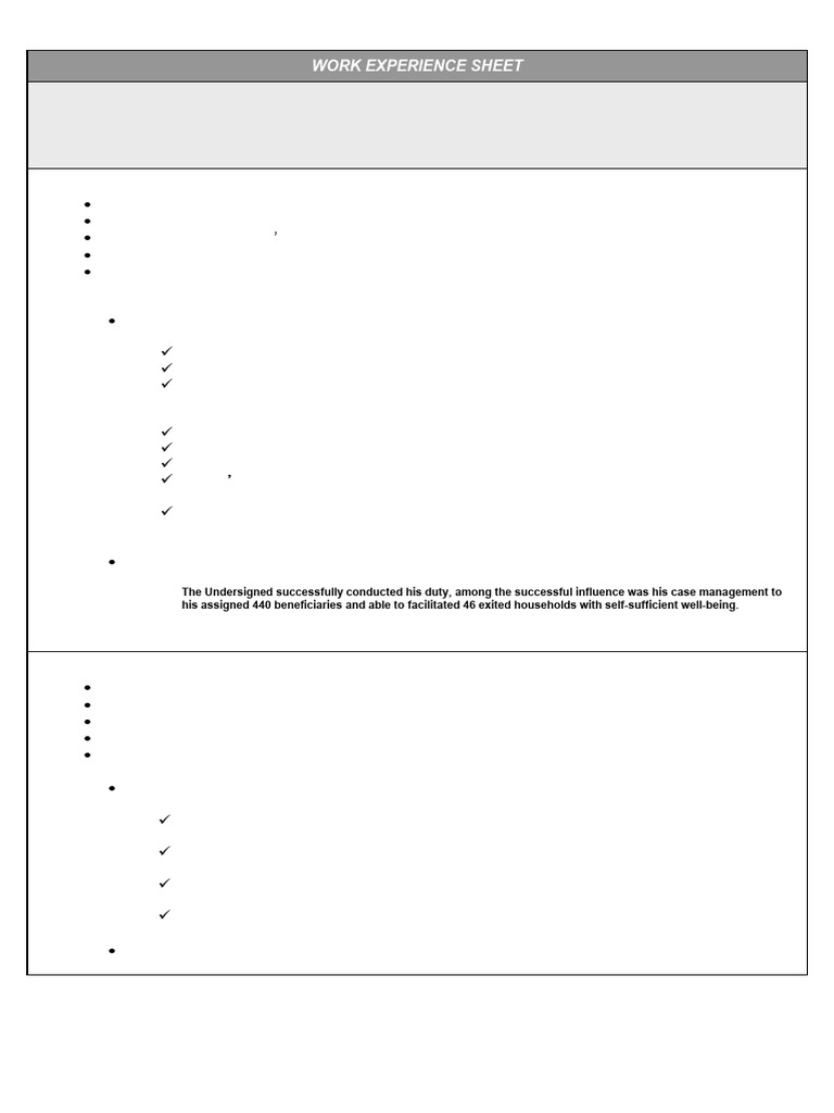 ALI HASANIE M - CS - Form - No - 212 - Work - Experience - Sheet | PDF