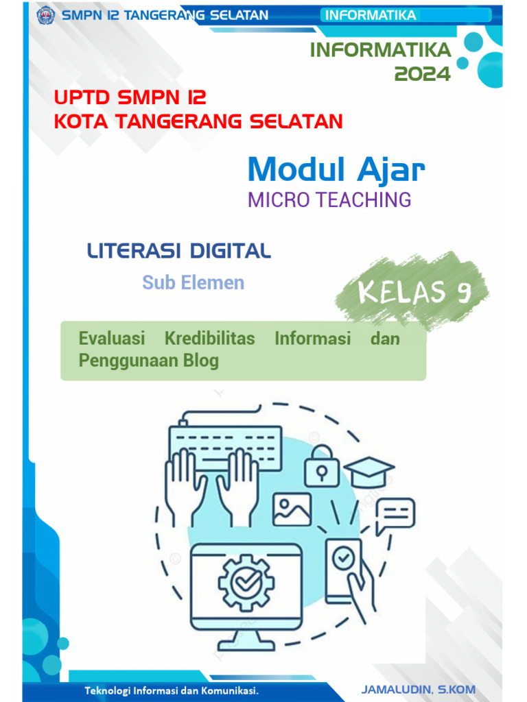 BimTek - Modul Ajar Informatika Modul 4 Microteaching-Bagian 2 | PDF