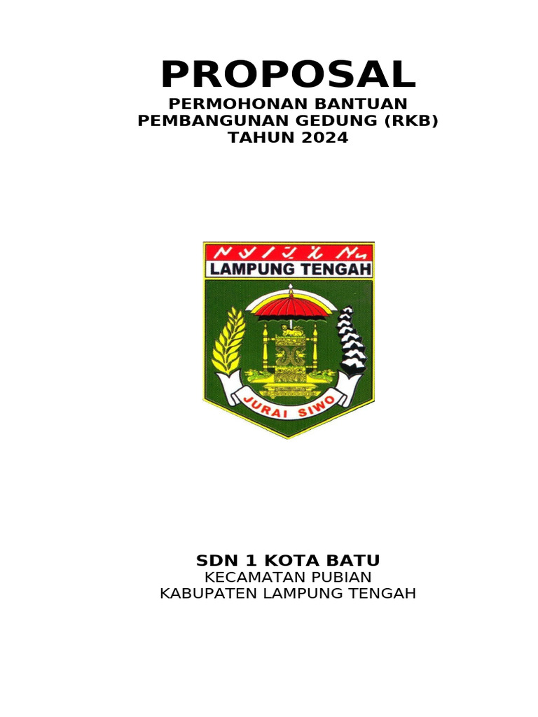 PROPOSAL RKB BARU 2025 New | PDF