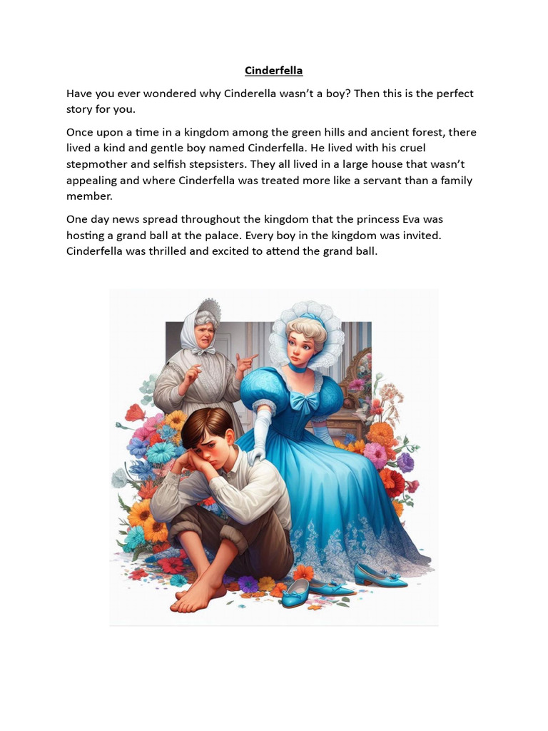 Cinderfella: A Twist on Cinderella | PDF