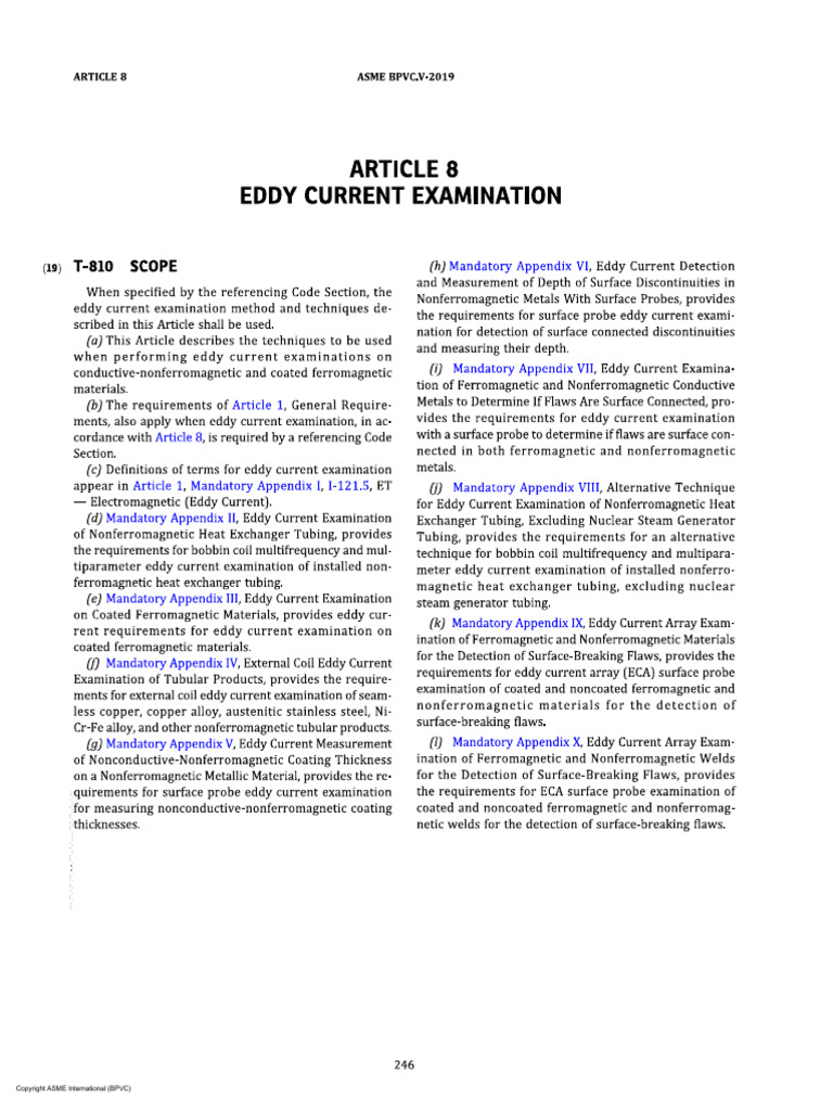 Asme Art 8 Appendix II | PDF