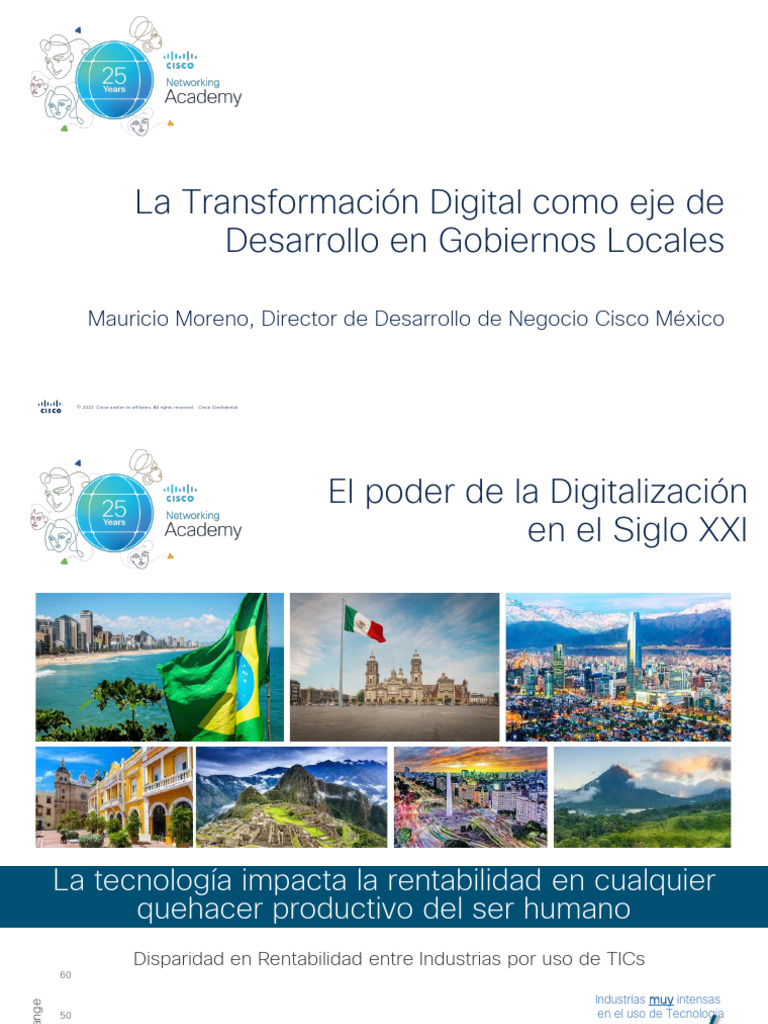 Presentacion Cisco 0 | PDF | Internet | Transporte