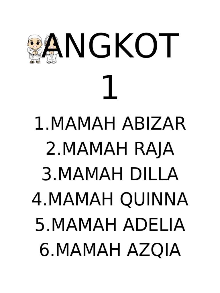 Angkot 1 | PDF