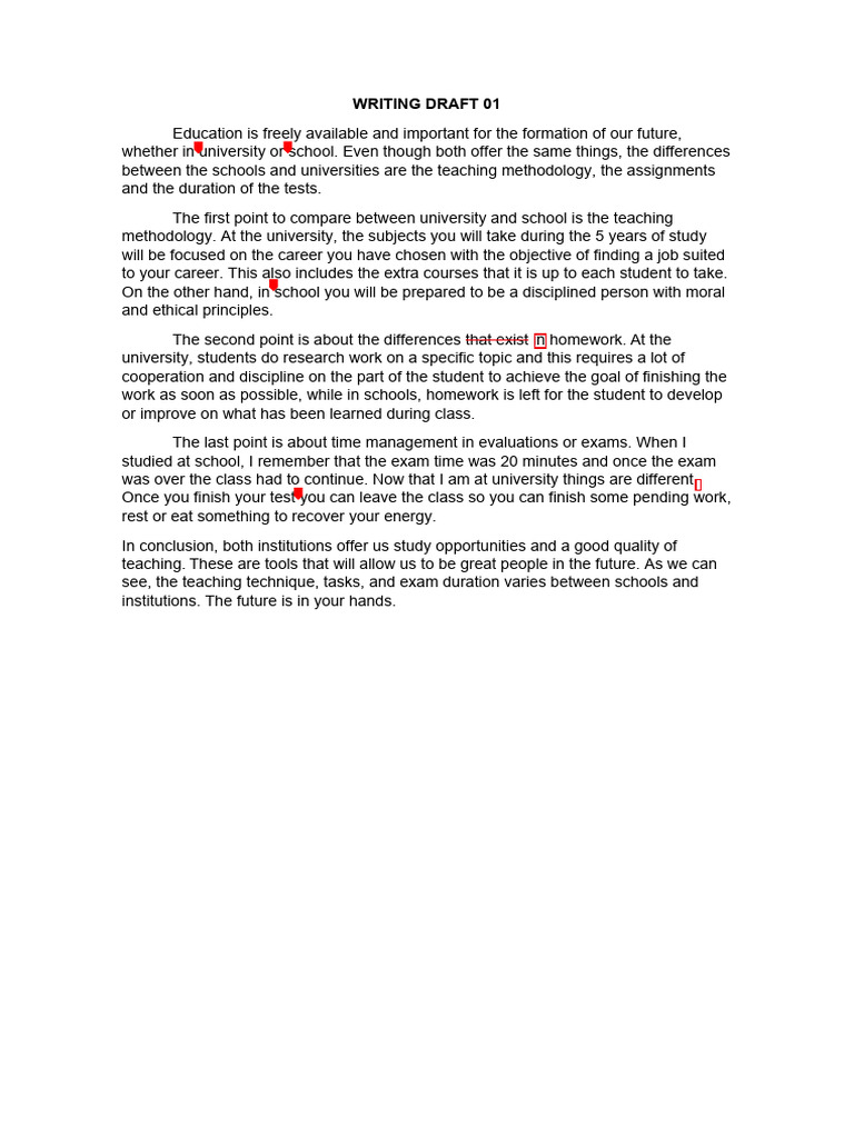 Annotated WRITING2001 ARW3 | PDF