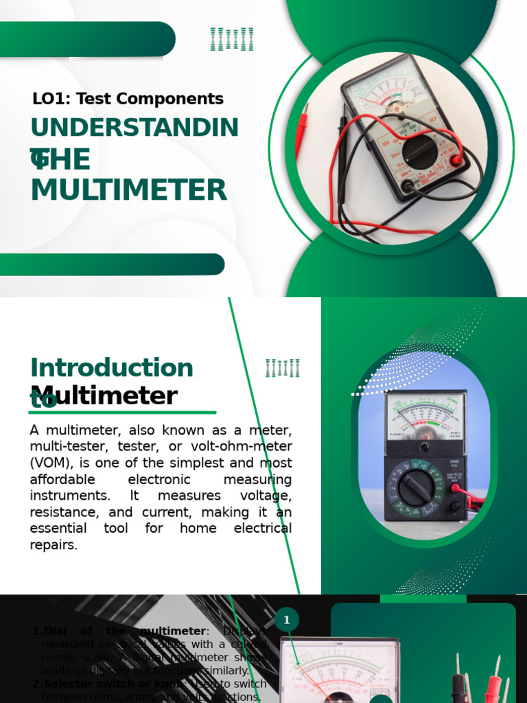 Multimeter Basics for DIY Enthusiasts | PDF | Voltage | Electrical ...