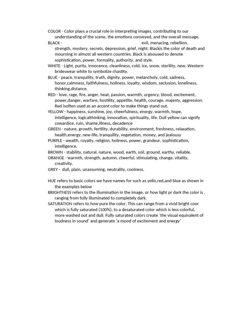 COLOR HANDOUTS | PDF