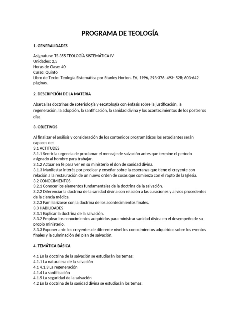 Preguntas sobre Teología Sistemática | PDF | Justificación (teología ...