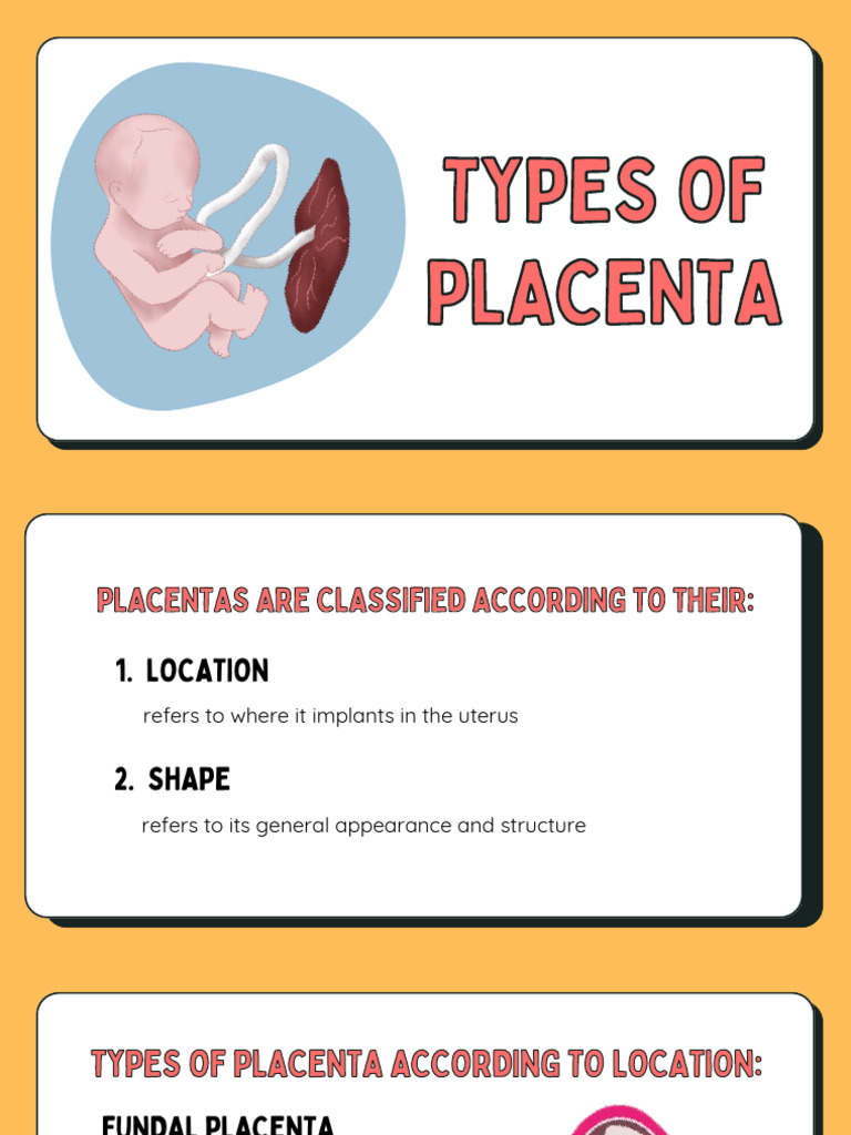 TYPES OF PLACENTA | PDF