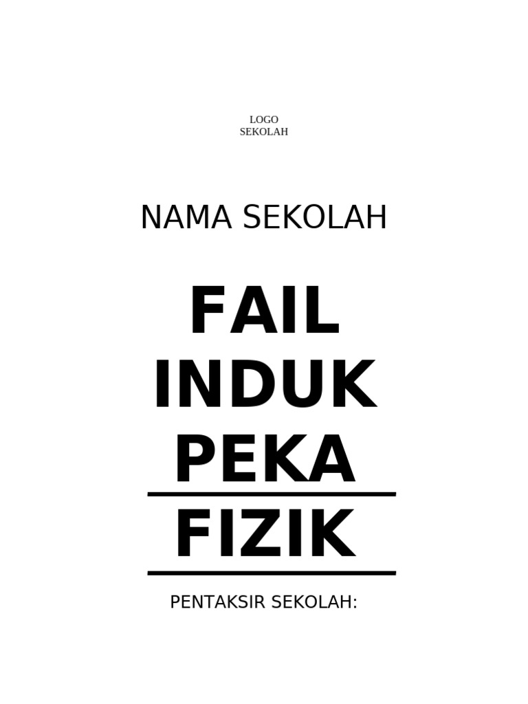 Contoh Pengurusan Fail Peka | PDF