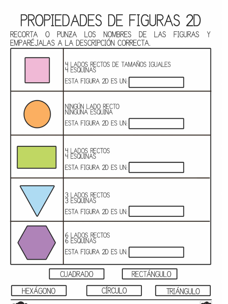 Propiedades Figuras 2d | PDF