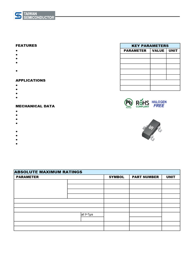 350mW SMD Switching Diode MMBD4148 | PDF | Diode | Electronic Engineering