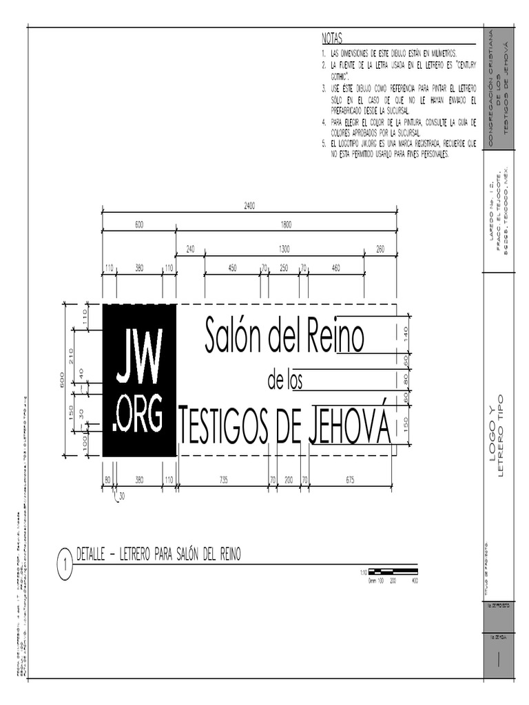 Letrero y Logotipo JW-PDF-1 | PDF