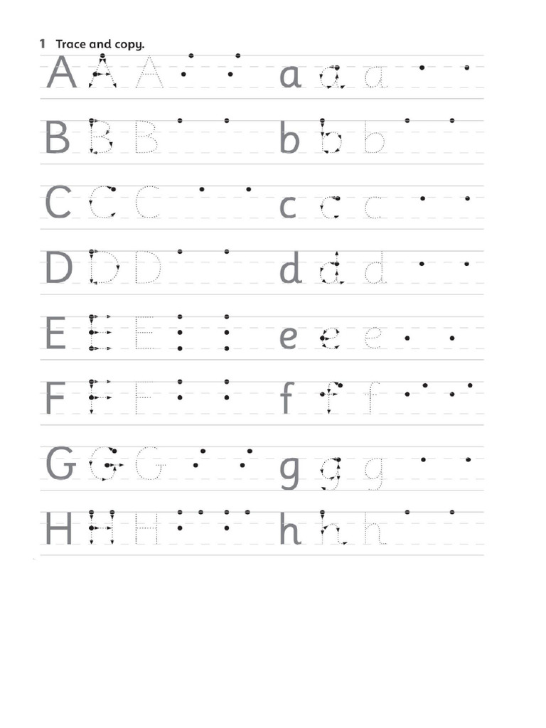 ABC Exercises To Print | PDF