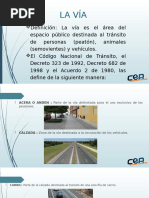 Definición de acera, calzada y berma | PDF | Peatonal | La carretera