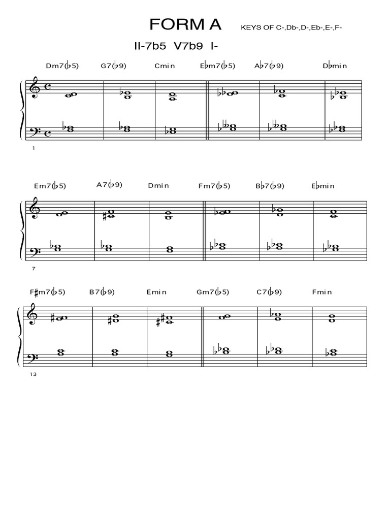 Form A 11-7b5 V7b9b13 1 | PDF