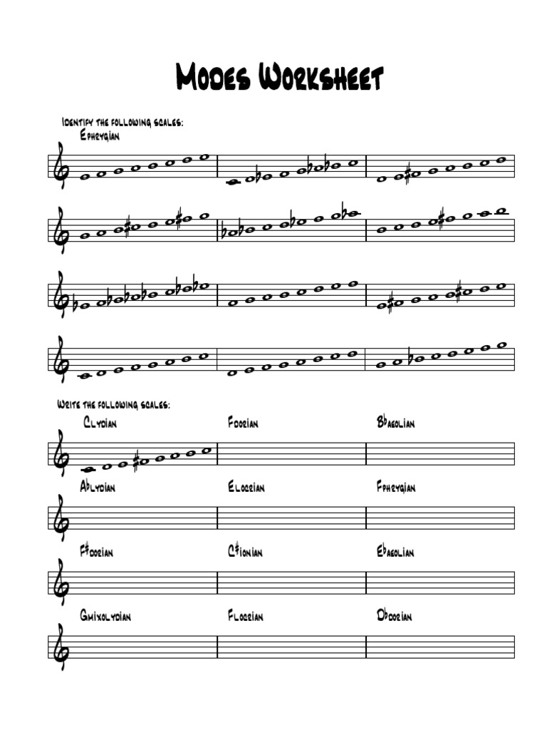 Modes #1 | PDF