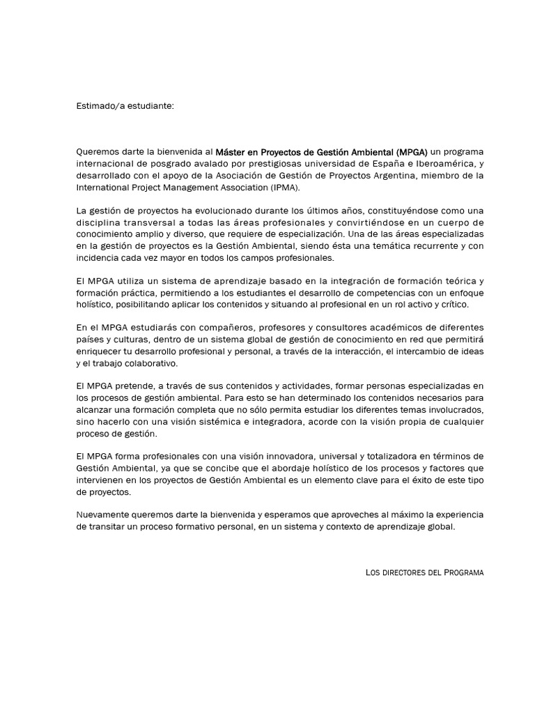 Present-MPGA-Esp v0r1 20191210 | PDF | Tecnología de información y ...