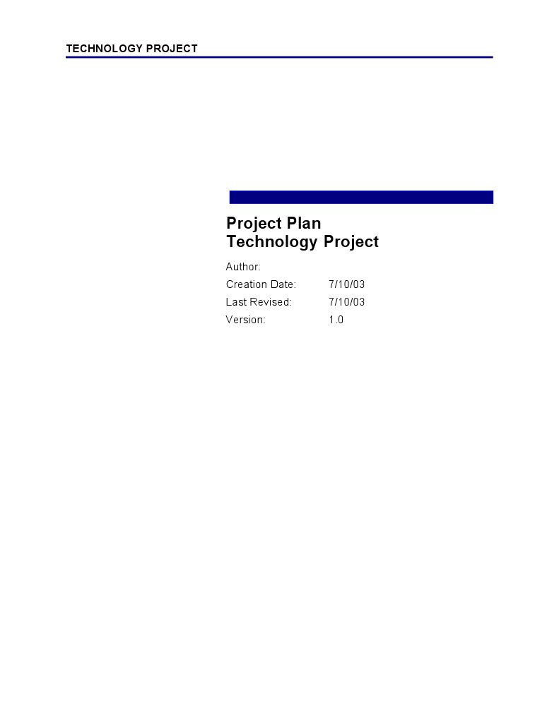 A Comprehensive Technology Project Plan | PDF | Committee | Project ...