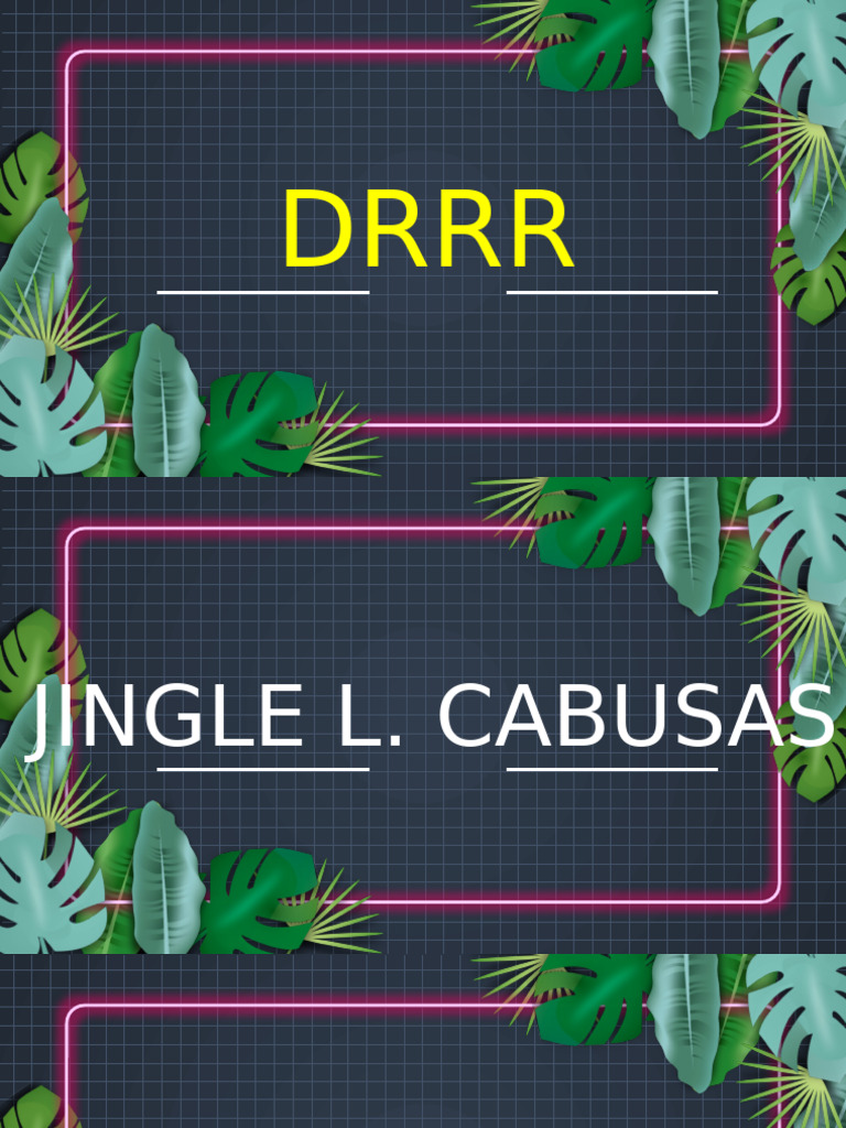 Drrr Ppt 2nd Quarter | PDF | Landslide | Natural Disasters